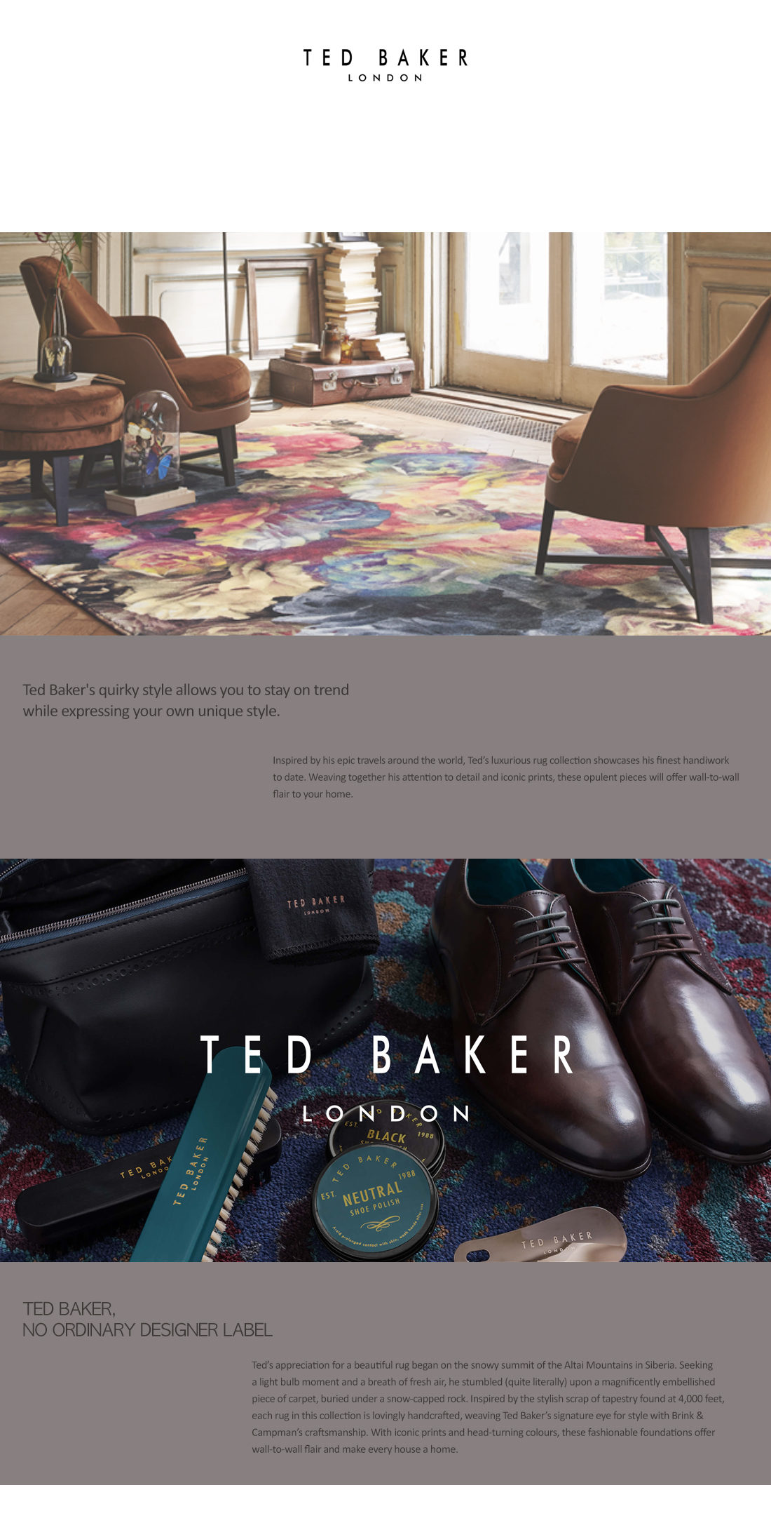 단모·극세사러그 > 영국 테드베이커 트랜퀄리티 라운드 직수입 천연 울카페트 / S-사이즈 / CP20001BE | 오늘의집 쇼핑