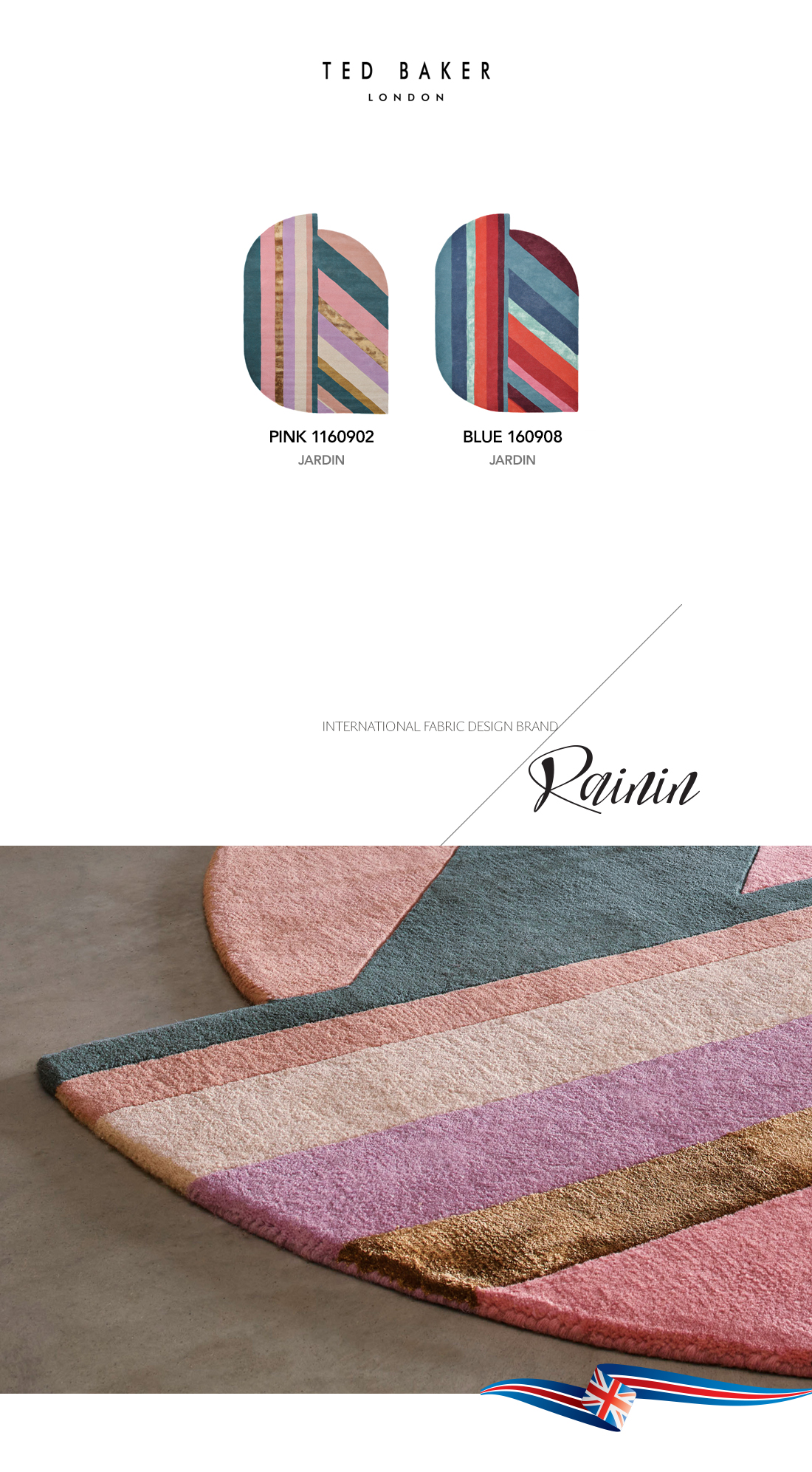 단모·극세사러그 > 레이닌X테드베이커 CP21005MT 쟈뎅 영국 수입카페트 4size 2color | 오늘의집 쇼핑